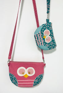 Owl Bag & Purse Set Pattern – owl and sewing cat