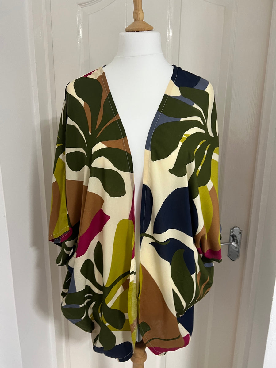 Long Summer Jacket Kit - Deep Palm Leaf – owl and sewing cat