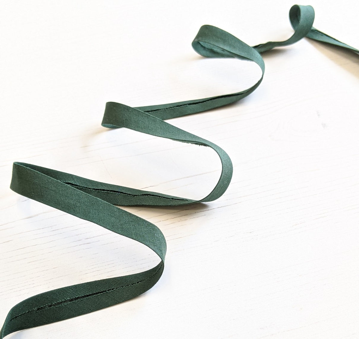 Bias Binding 12mm - dark bottle green – owl and sewing cat