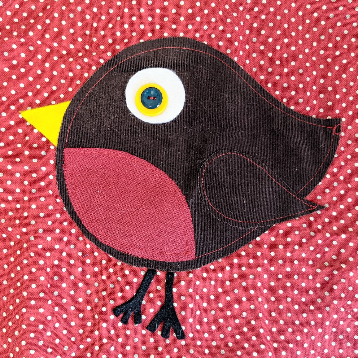 Robin Template PDF Digital Download – owl and sewing cat