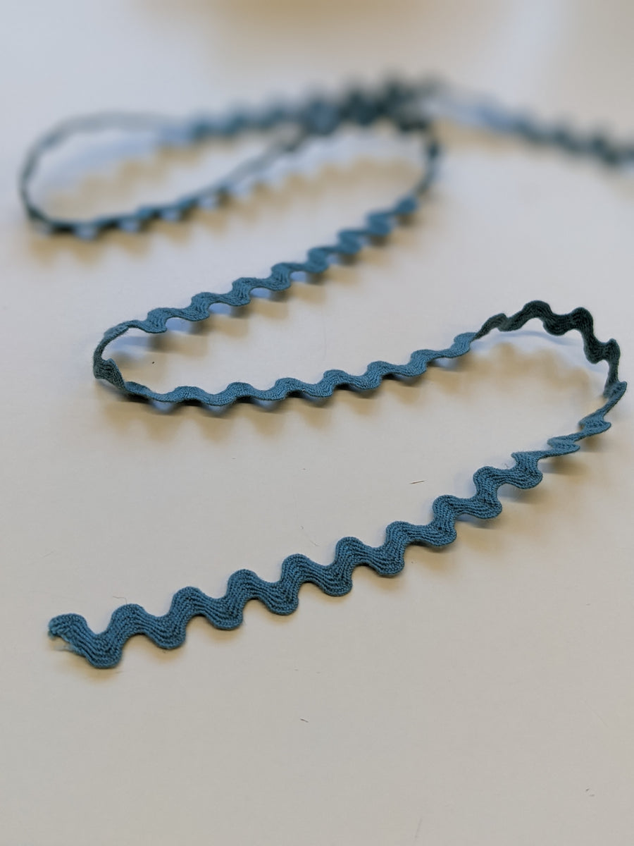 Teal Ric Rac - 9mm – owl and sewing cat