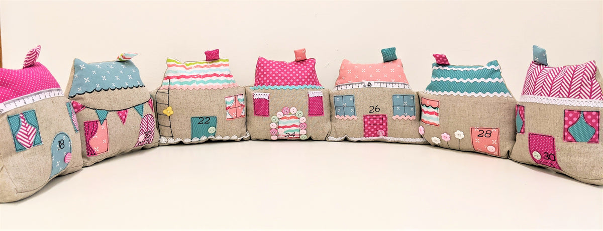 Cute Cottages Draught Excluder Sewing Pattern – owl and sewing cat