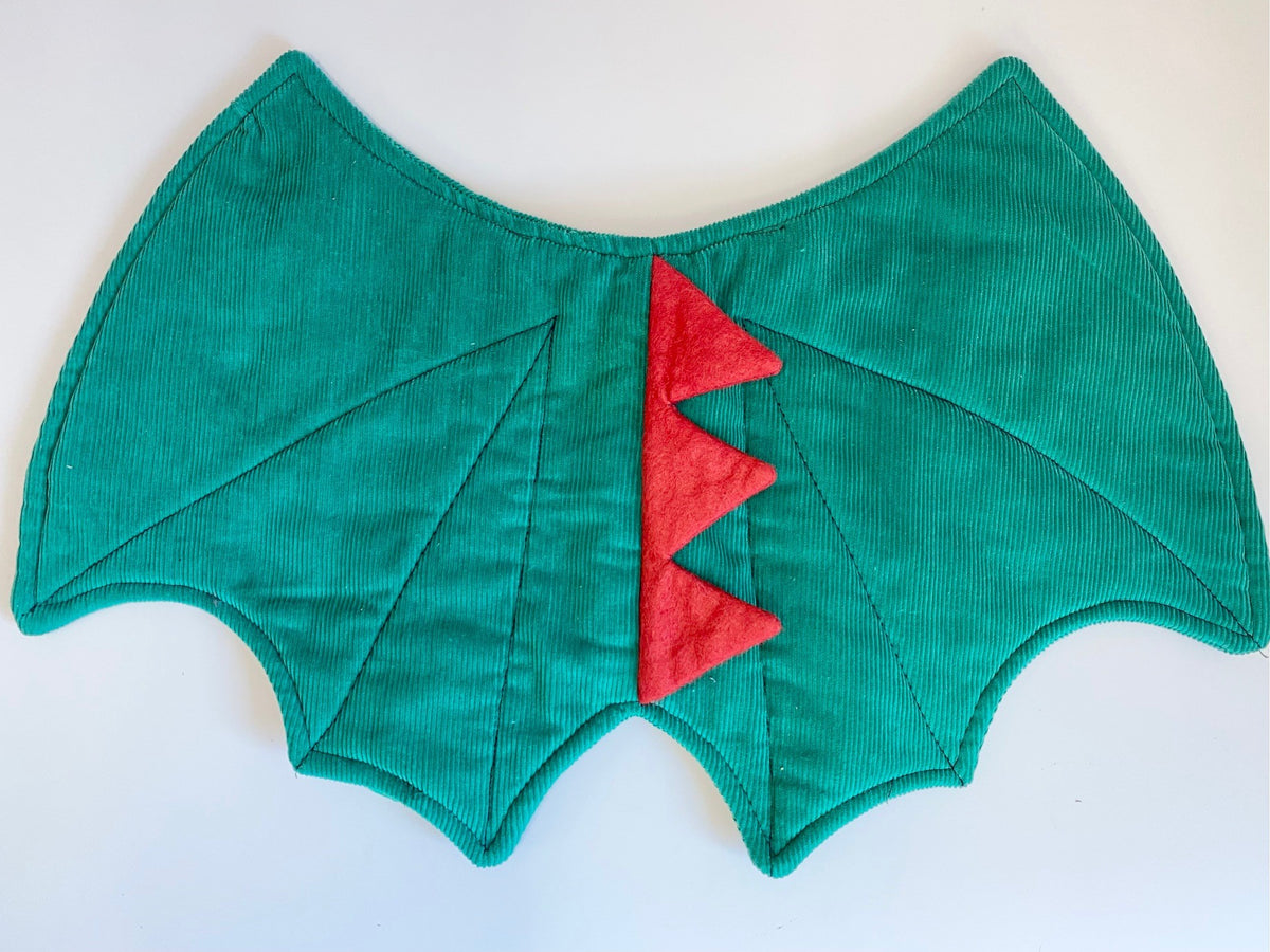 Children's Dragon wings pattern – owl and sewing cat